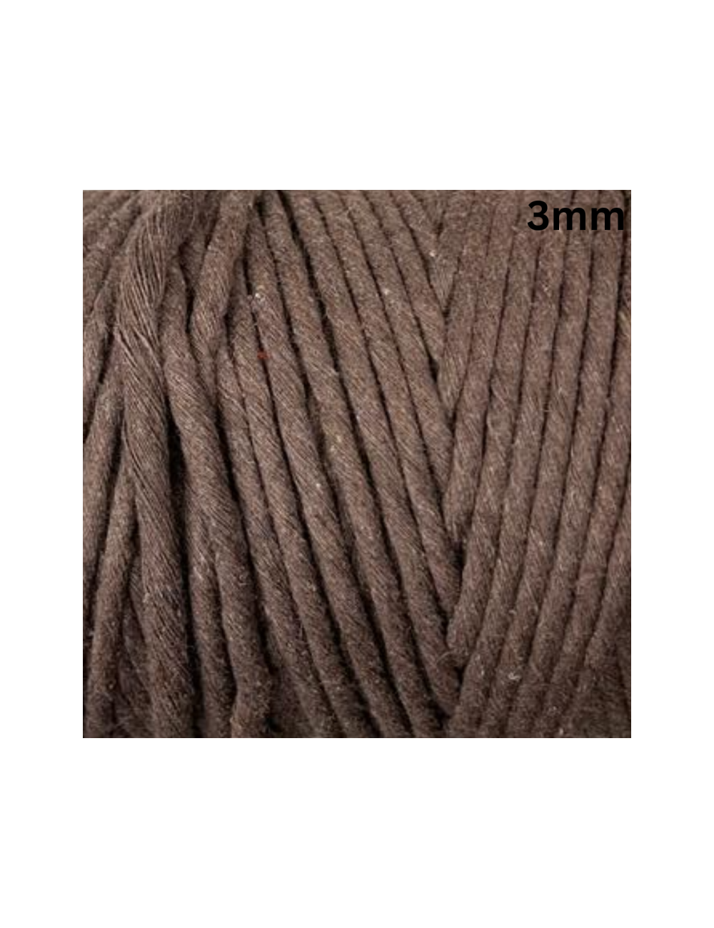 Macrame Cords UnTwisted 3mm - 100 Grams